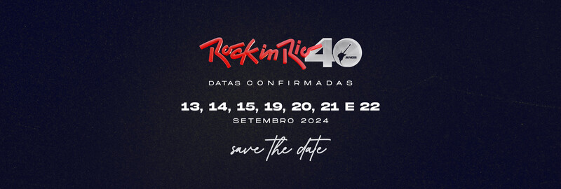 Rock in Rio divulga datas para edição de 2024 | Portal O São Gonçalo Rock in Rio divulga datas para edição de 2024 | Portal O São Gonçalo