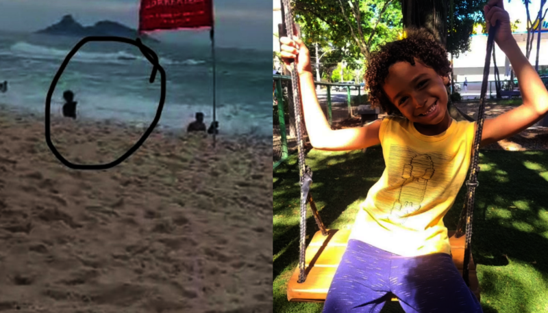 Edson Davi: novas imagens mostram menino na beira do mar | Portal O São ...