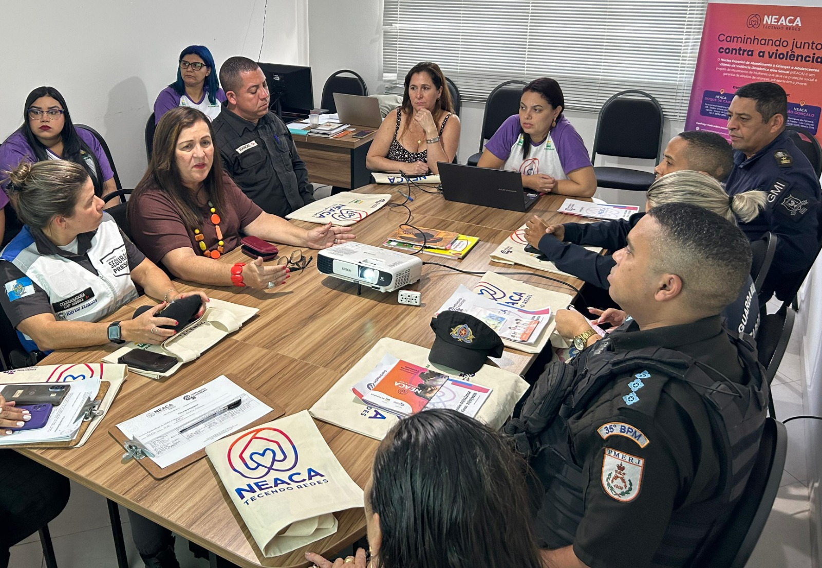 Evento reúne integrantes do NEACA e representantes da Segurança Pública ...
