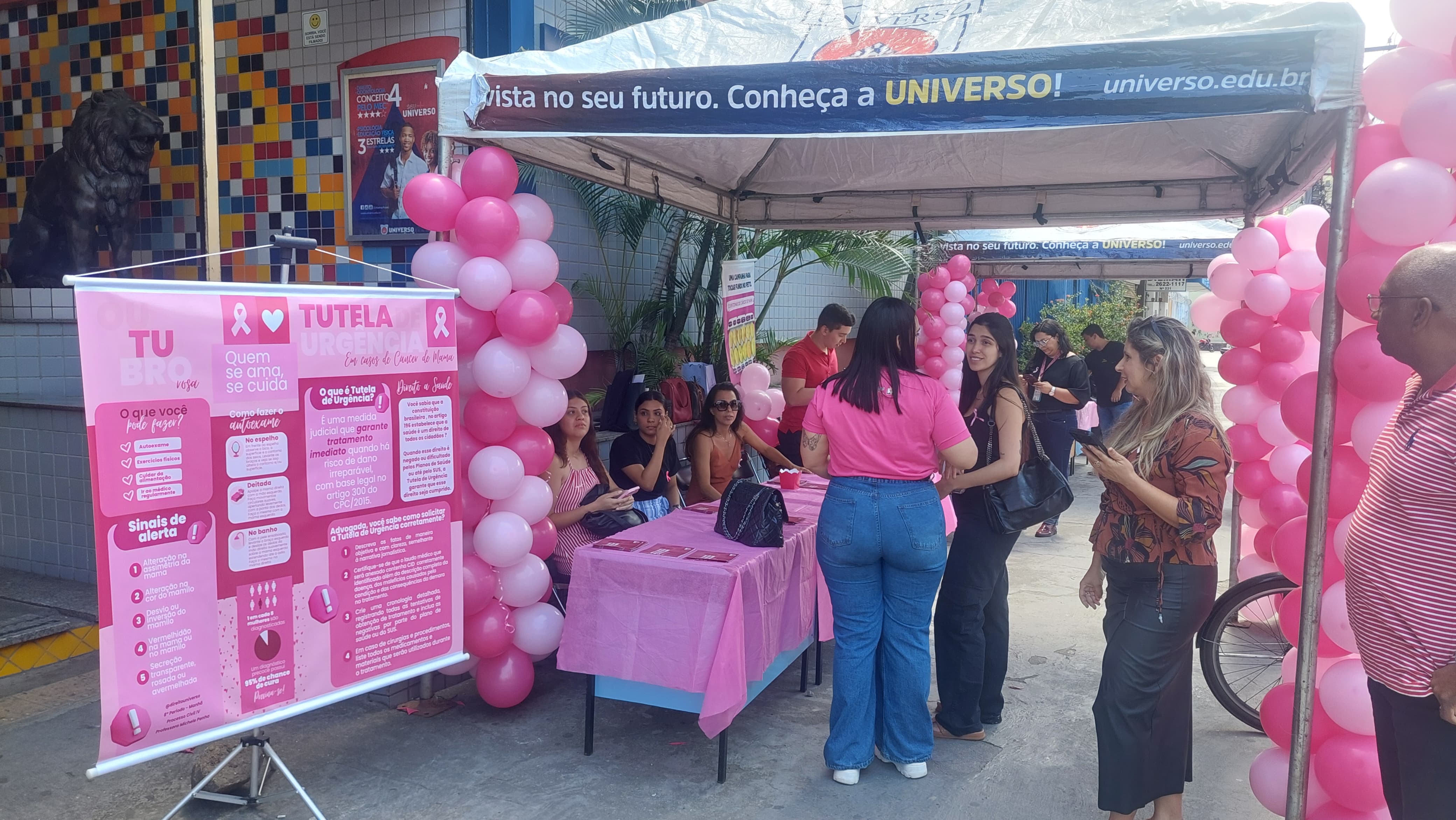 Outubro Rosa: Universo promove ação social no campus Niterói | Portal O ...