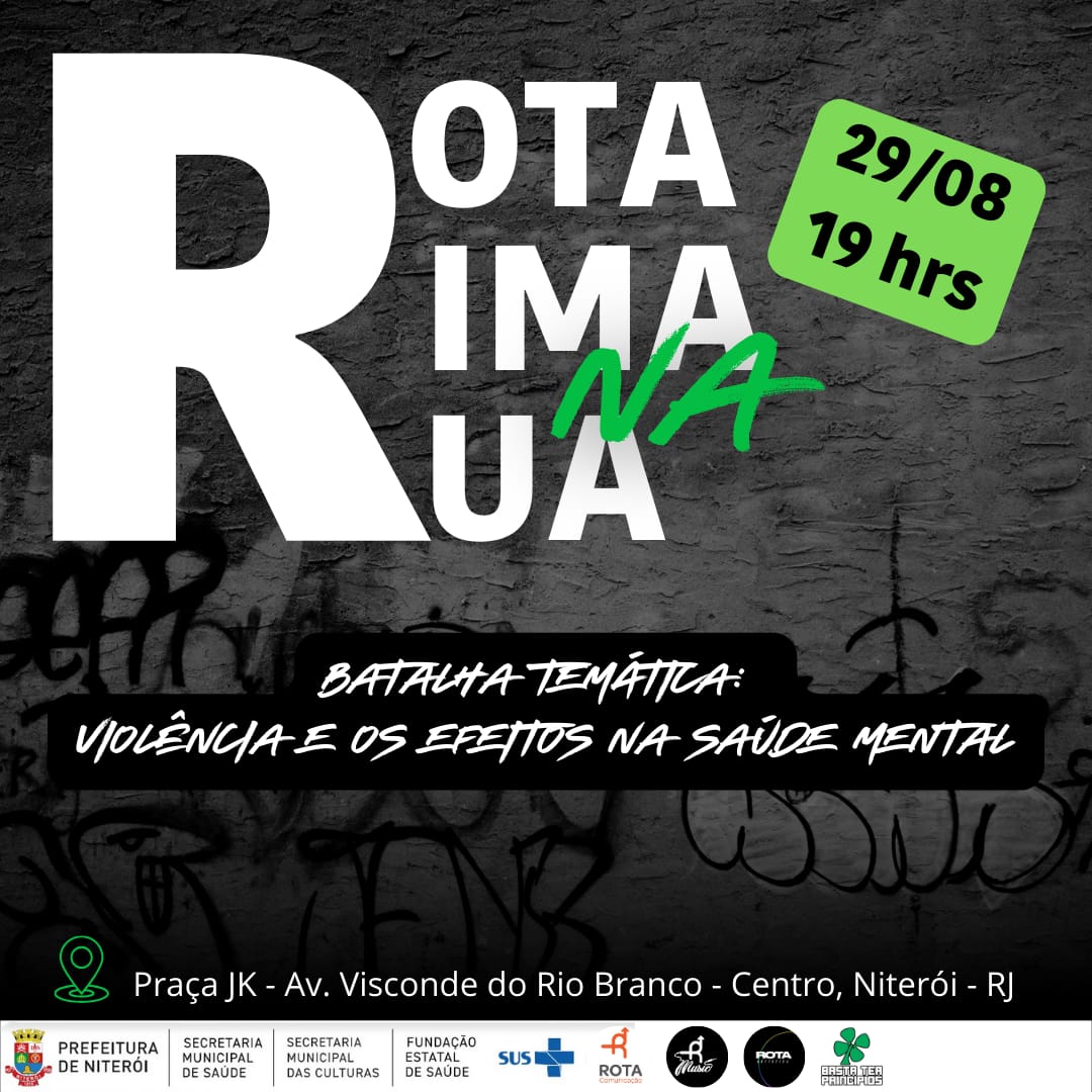 Projeto "Rota Rima na Rua", com tema sobre violência, acontece no ...