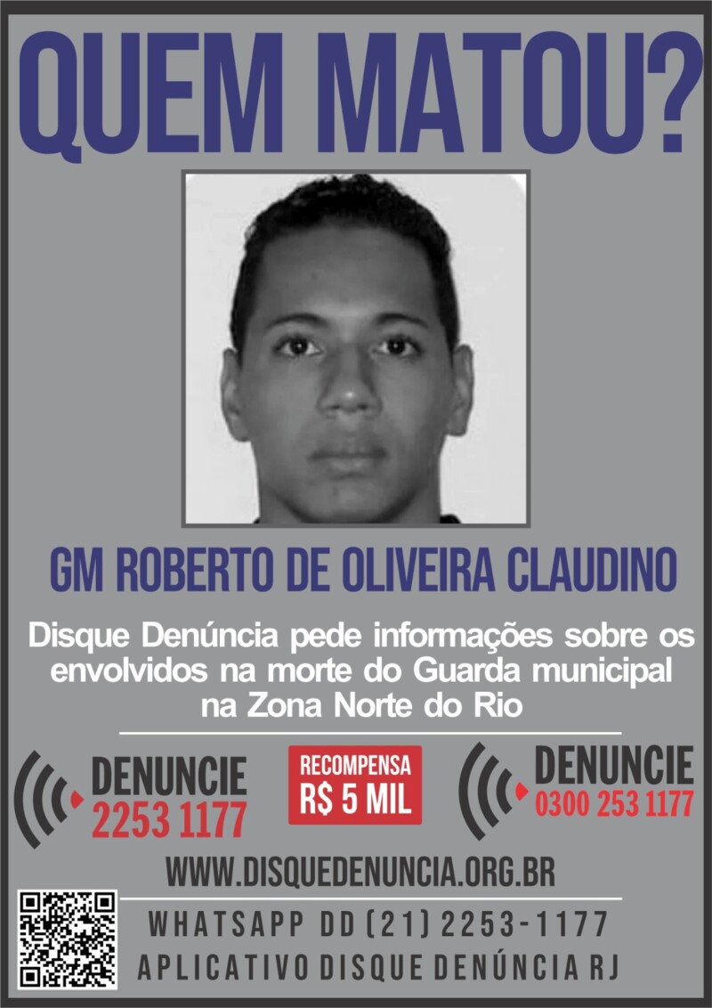 Disque Denúncia Pede Informações Sobre Os Envolvidos Na Morte De Guarda
