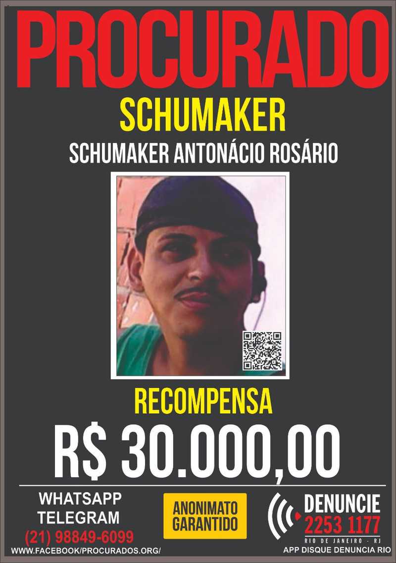 Disque Denúncia Divulga Cartaz Com Novo Visual De ‘schumaker O São